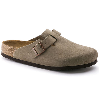 Birkenstock Boston Big Buckle (Narrow, Tabacco Brown) – Shoebox and Co